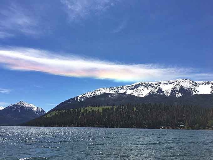 The mountains create their own weather show here, turning ordinary afternoons into dramatic sky performances worth watching.