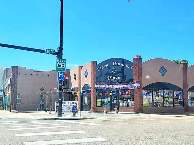 Black Diamond Plaza sits right on Highway 160, a local landmark that's been serving the community with Colorado pride.