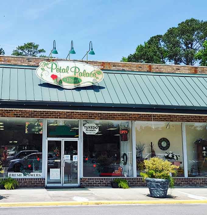 Fresh flowers, tuxedo rentals, and green barn lights overhead, The Petal Palace is doing the most, in the best way.