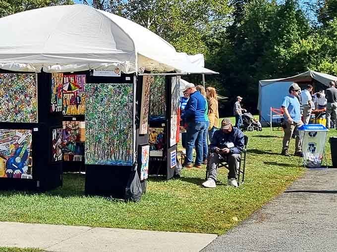 Local artists, open skies, and good company. The Waterford Fair turns a historic village into a living gallery every October.