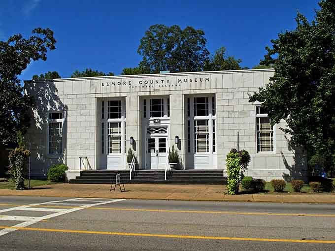 The Elmore County Museum preserves local history in a building that's practically a museum piece itself, beautifully maintained.