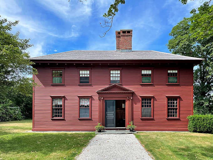 This handsome historic home carries its years gracefully, the kind of place that makes you slow down and look twice.