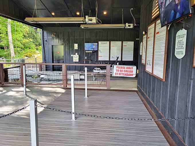 The waiting area where anticipation builds and strangers bond over shared excitement and mild terror.