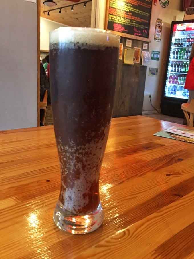 That frosty glass of root beer is the perfect companion for your meat marathon. Hydration is important, people.
