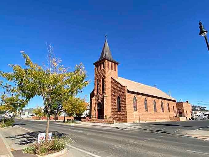 This stunning sandstone church reminds you that Winslow has been building something beautiful for a very long time.