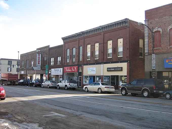 Oregon's store-lined main street on a crisp winter day has the kind of unhurried charm that makes you want to park and stay awhile.