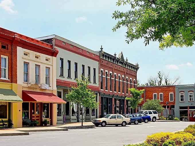 Colorful awnings and ornate Victorian cornices march down Old Saybrook's main block, proof that great bones and a little ambition can revive any downtown.