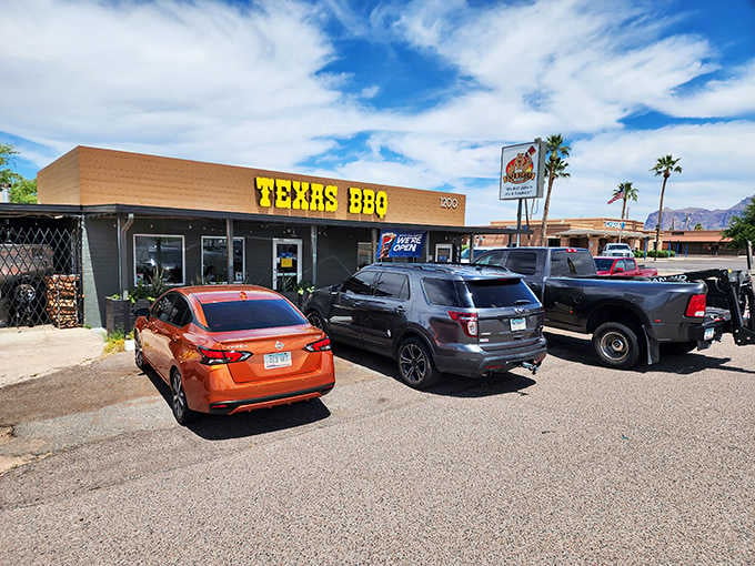 Palm trees and packed parking lots tell you everything about this strip-mall gem that locals guard jealously.