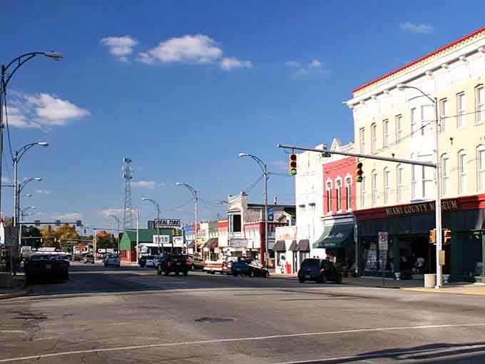 The Miami County Museum sign on Peru's main drag is a quiet invitation to step inside and discover something genuinely surprising.