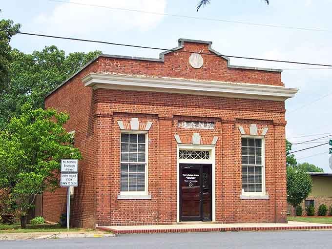 This sturdy Winterville brick building has seen generations come and go, and its handsome facade suggests it's in absolutely no hurry to change.