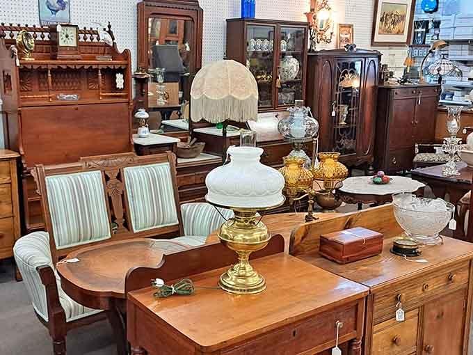 Antique furniture so warm and inviting, you half expect someone to offer you a cup of tea.