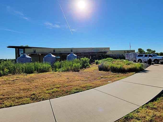 The center's exterior showcases thoughtful design that respects the landscape while providing modern amenities your knees will appreciate.