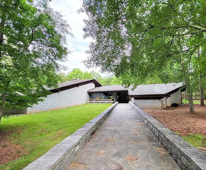 The visitor center's modern architecture welcomes you into the past, bridging centuries with thoughtful design and genuine Southern hospitality.