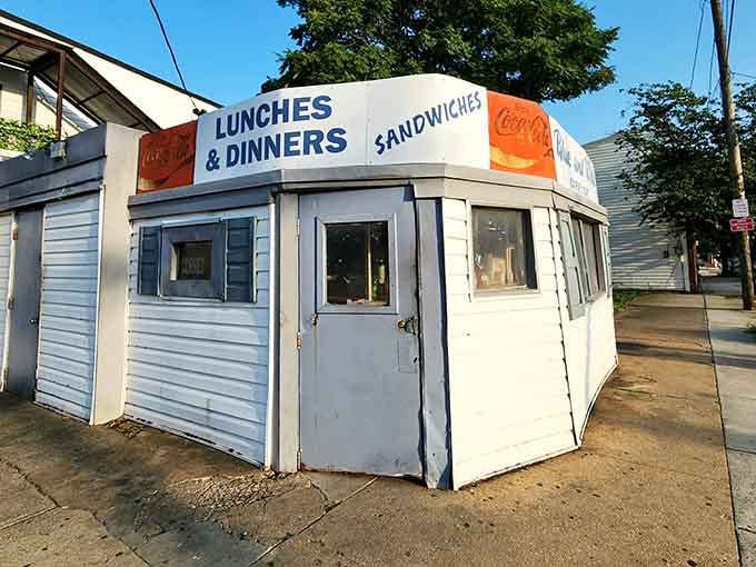 "Lunches and Dinners" painted right on the roof. No hashtags, no QR codes, just a promise this place has been keeping faithfully.