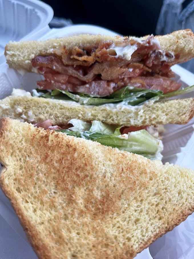 The BLT gets elevated to art form status when every ingredient is fresh and the bacon is properly crispy.