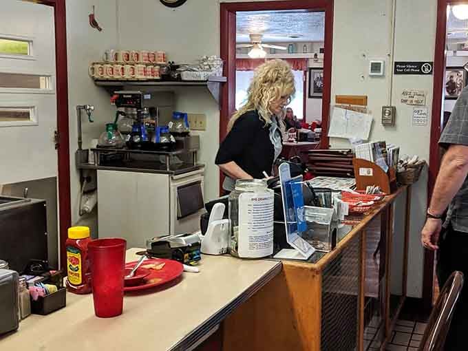 Behind every great comfort food restaurant is someone working the counter like they've done it a thousand times, because they have.