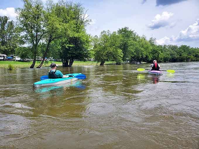 Kayaking the calm waters beats any gym membership, plus the scenery makes you forget you're actually exercising.