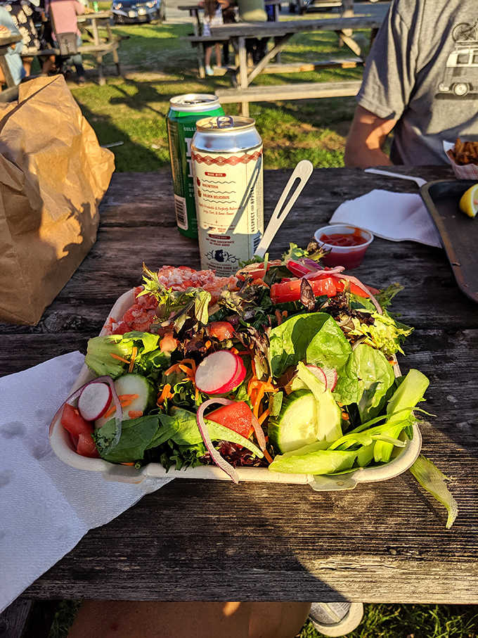 Fresh lobster salad proves that sometimes the best preparations are the simplest, letting ingredients shine.