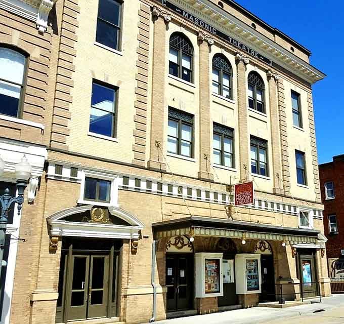The Historic Masonic Theatre on Main Street. Broadway wishes it had this kind of bones and character.