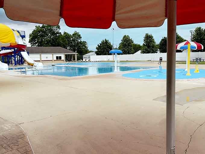 Community pools remind us that summer joy doesn't require a beach or a country club membership.