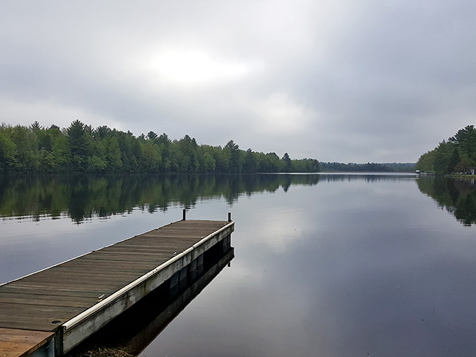 When the water gets this calm, you can practically hear the stress melting away from miles around.