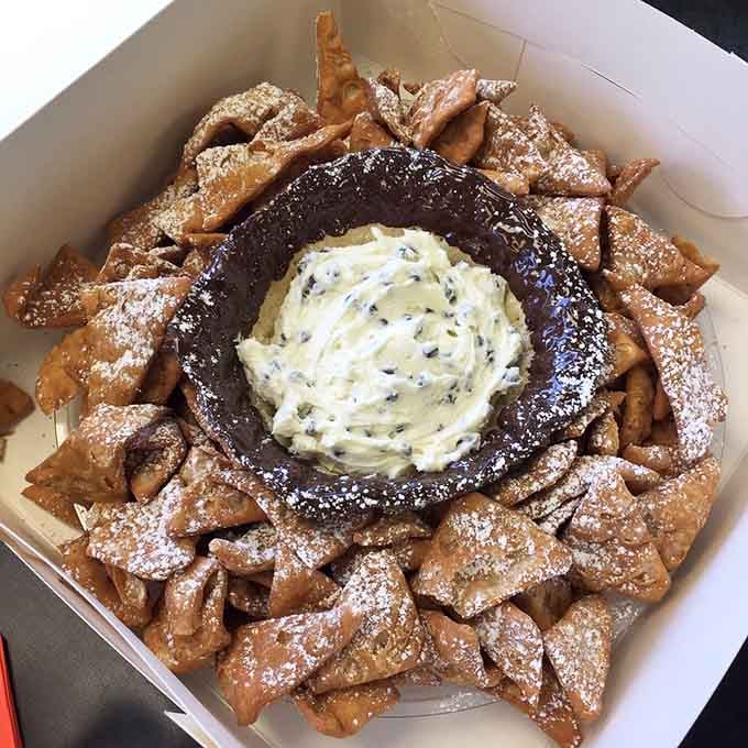 Cannoli nachos might be the most brilliant Italian-American fusion since someone invented chicken parmesan, honestly.