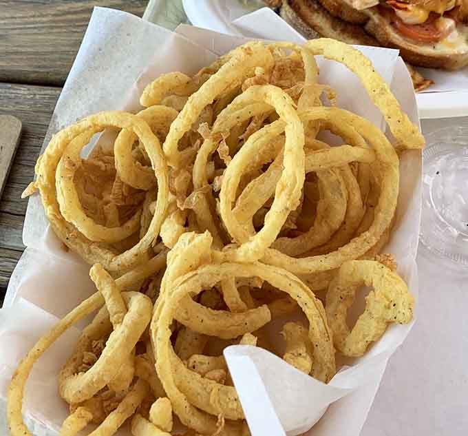 Light, crispy, and curled into golden perfection. These onion strings are the side dish that steals the spotlight.