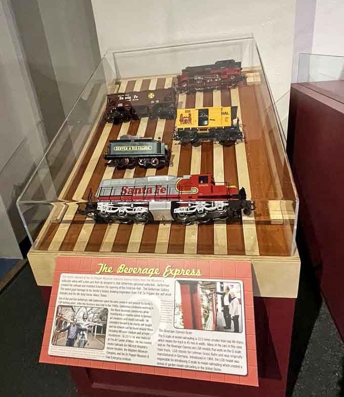 The Beverage Express model train collection is a love letter to both railroading history and the drink that built a Texas legacy.