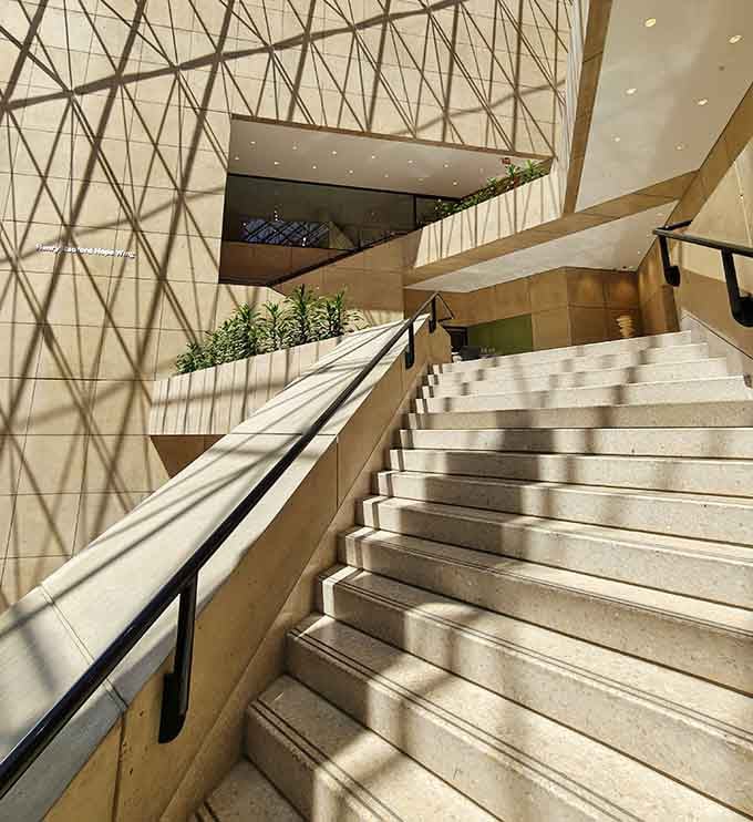 These stairs don't just take you somewhere &mdash; they make the journey feel like part of the whole magnificent experience.