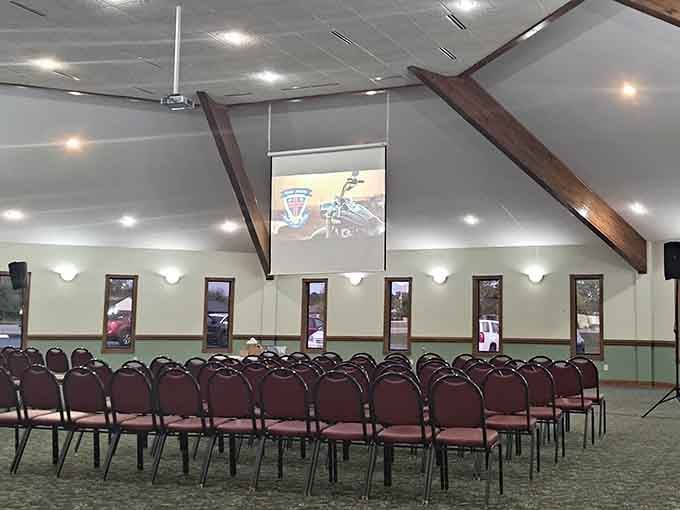 Calvary Church's welcoming gathering hall proves that community spirit in Fredericktown runs deep and strong.