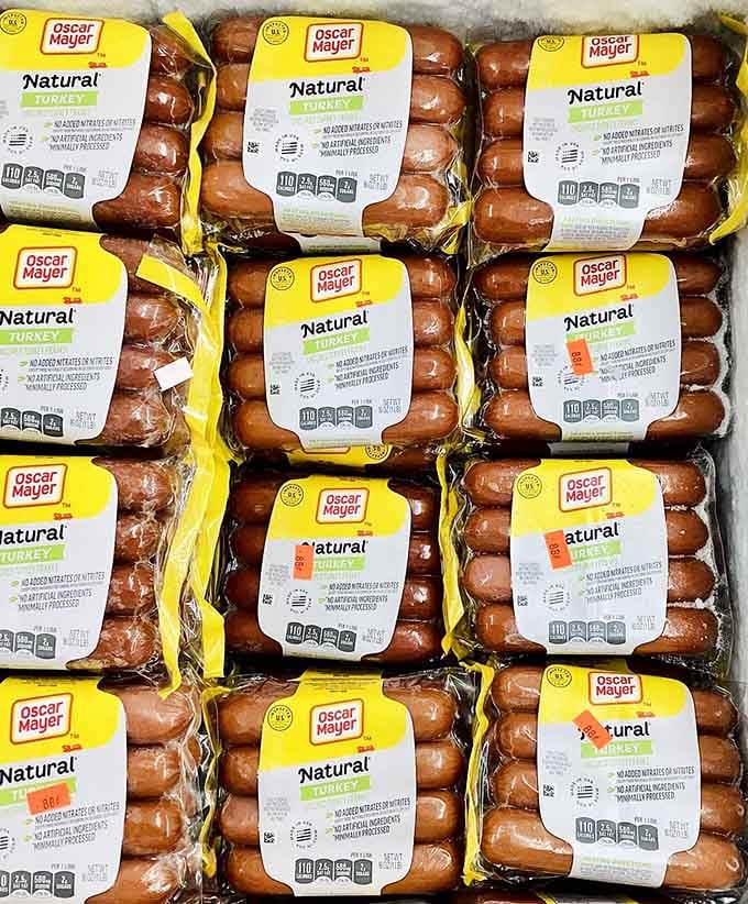 Oscar Mayer Natural Turkey franks piled high, your next backyard cookout just got a serious upgrade.