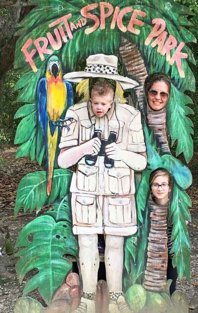 Strike a pose as a tropical explorer, because honestly, that's exactly what you are today in Homestead.
