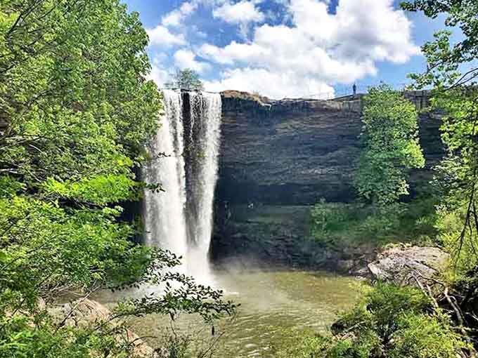Ninety feet of pure, thundering Alabama waterfall, Noccalula Falls doesn't ask for your attention, it simply commands it without apology.