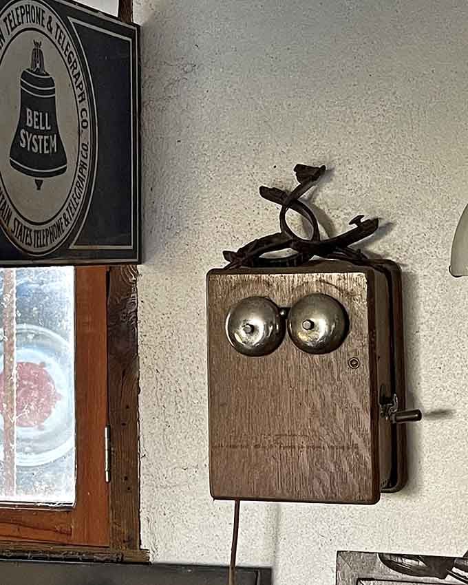 An antique bell system that once summoned help, now summons nostalgia for simpler, if rougher, times.