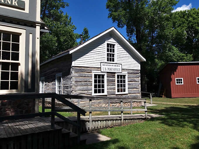 Before email, before texting, this little log post office was the only way to reach anyone.