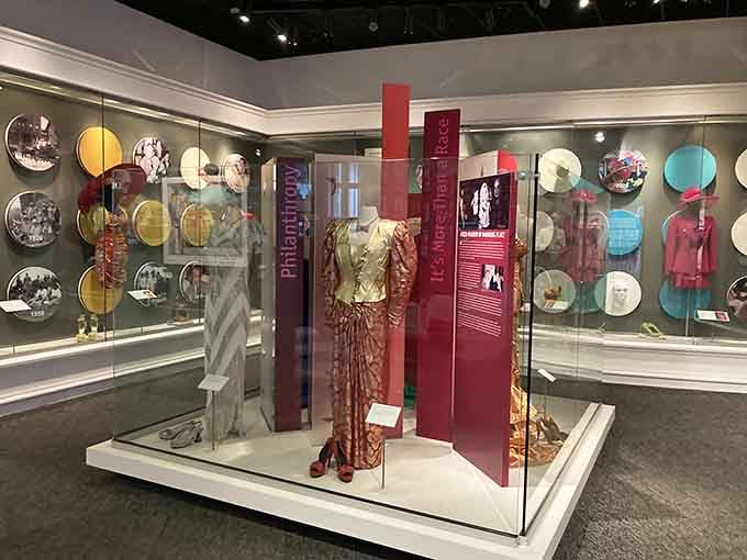 Sequins, silk, and serious hat game; this fashion exhibit proves Derby Day has always been its own spectacular runway show.