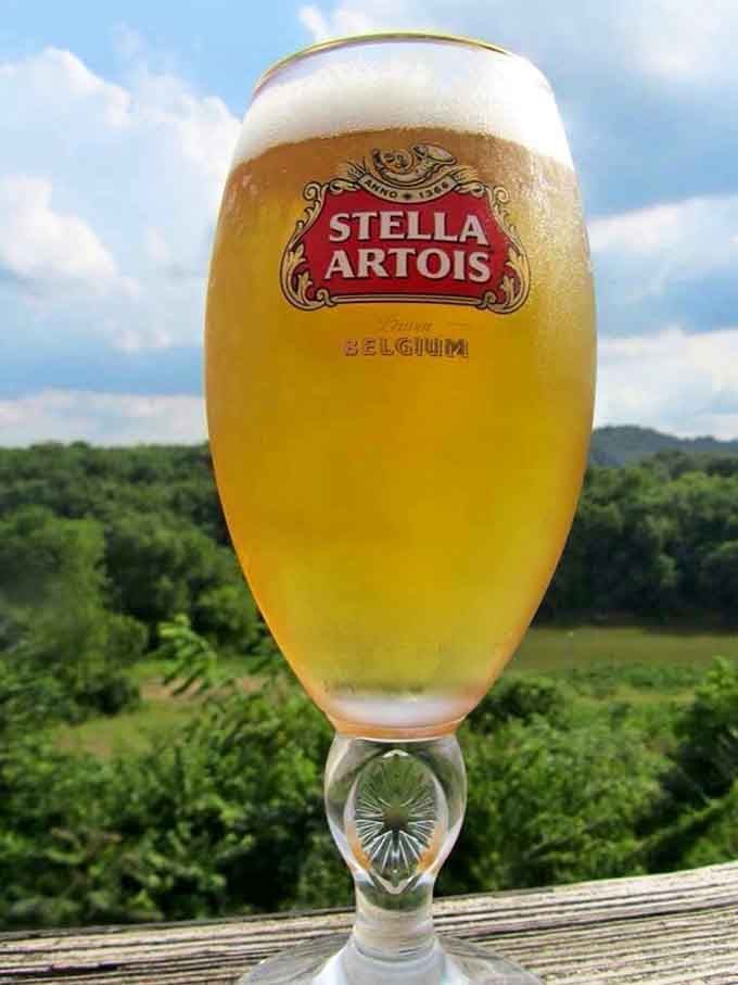 Cold beer, rolling green hills, and a deck with a view. Some moments are simply perfect.
