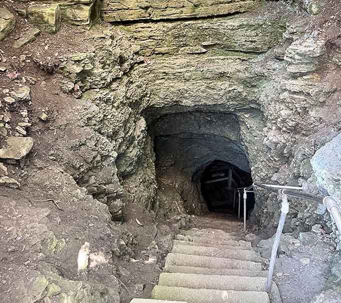 Emerging from the cave feels like stepping back in time, or at least back into cell phone service.