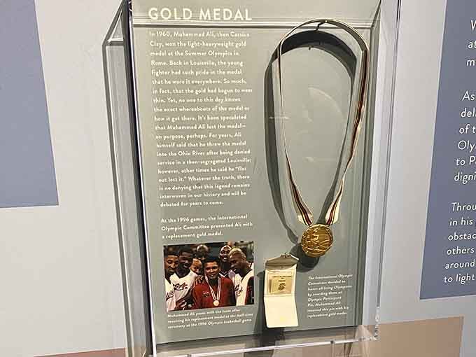 Standing before Ali's Olympic gold medal, you'll feel the weight of history and the lightness of youthful dreams.