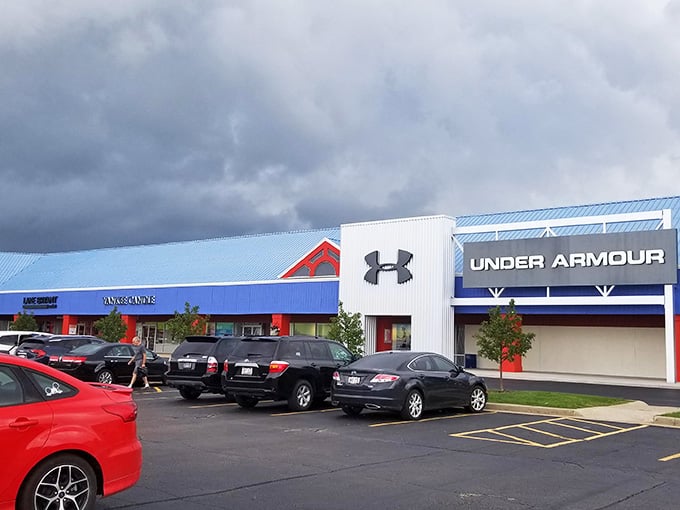 The Outlet Shoppes at Oshkosh, because saving money on name brands never gets old, ever.