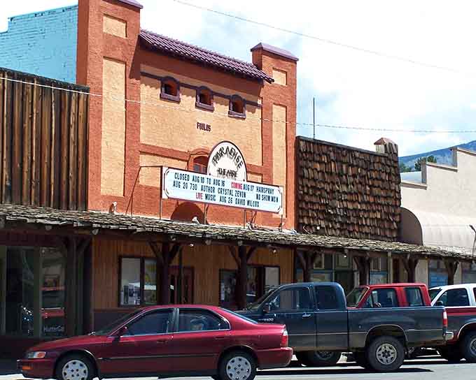 The Paradise Theatre marquee is proof that great entertainment doesn't require a multiplex, just a beautiful old building and good taste.