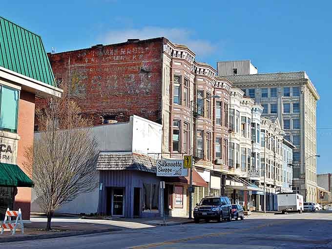Faded ghost signs on old brick walls and ornate Victorian storefronts tell Quincy's layered commercial story better than any history book.