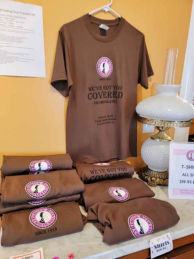 Wearing your chocolate loyalty on your sleeve has never looked this good or smelled this delicious.