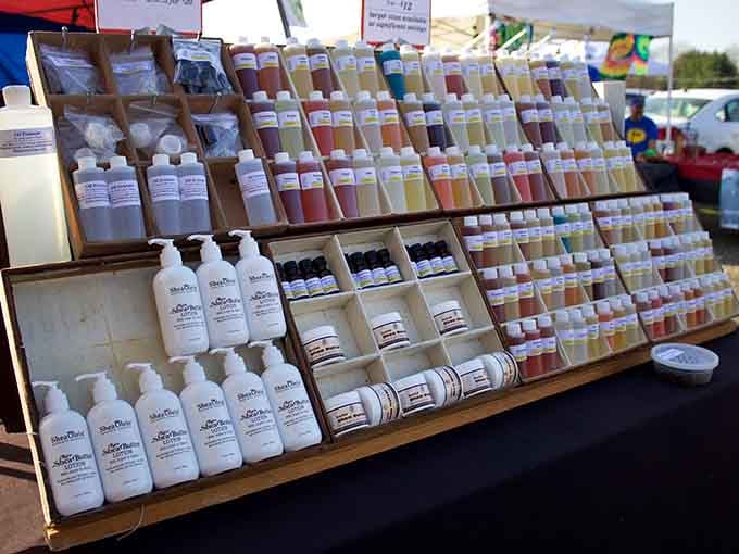 Rows of lotions and oils so neatly arranged, your bathroom shelf is already feeling inadequate.