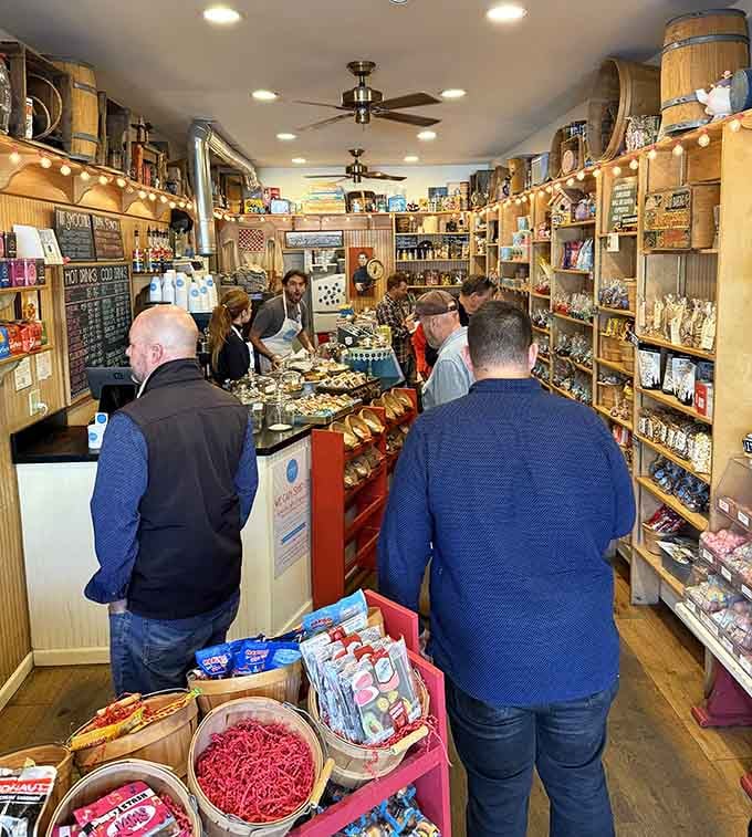 When a candy shop draws a crowd like this on a regular afternoon, you know it's doing something very right.
