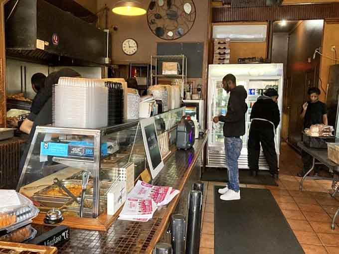 The ordering counter where dreams are spoken aloud and delicious decisions are made without regret whatsoever.