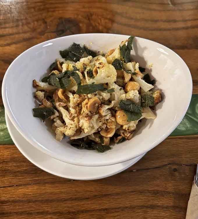 Roasted cauliflower that looks this good proves vegetables deserve just as much attention as any entr&eacute;e.