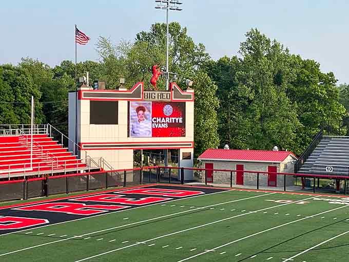 Harding Stadium stands ready for Friday night lights and community pride that money simply cannot buy anywhere.
