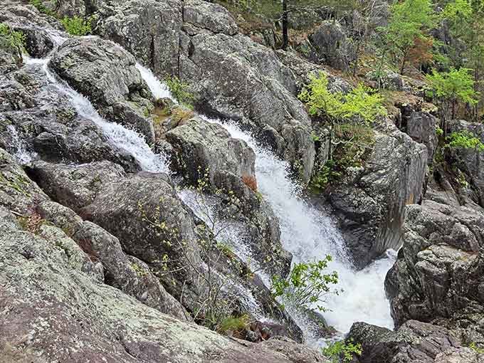 Mina Sauk Falls, Missouri's tallest waterfall, puts on a show that no streaming service could ever compete with.