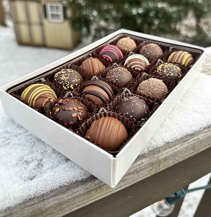 Truffles decorated with such artistry you'll feel guilty eating them for approximately three seconds.